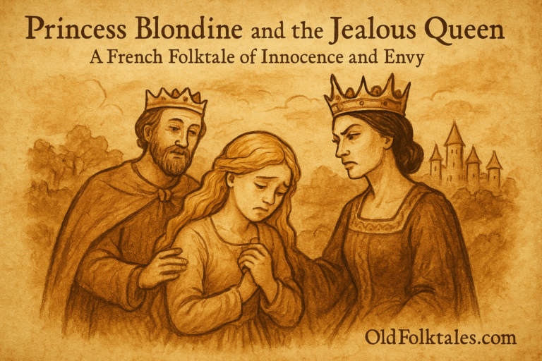 Princess Blondine and the Jealous Queen – French Folktale