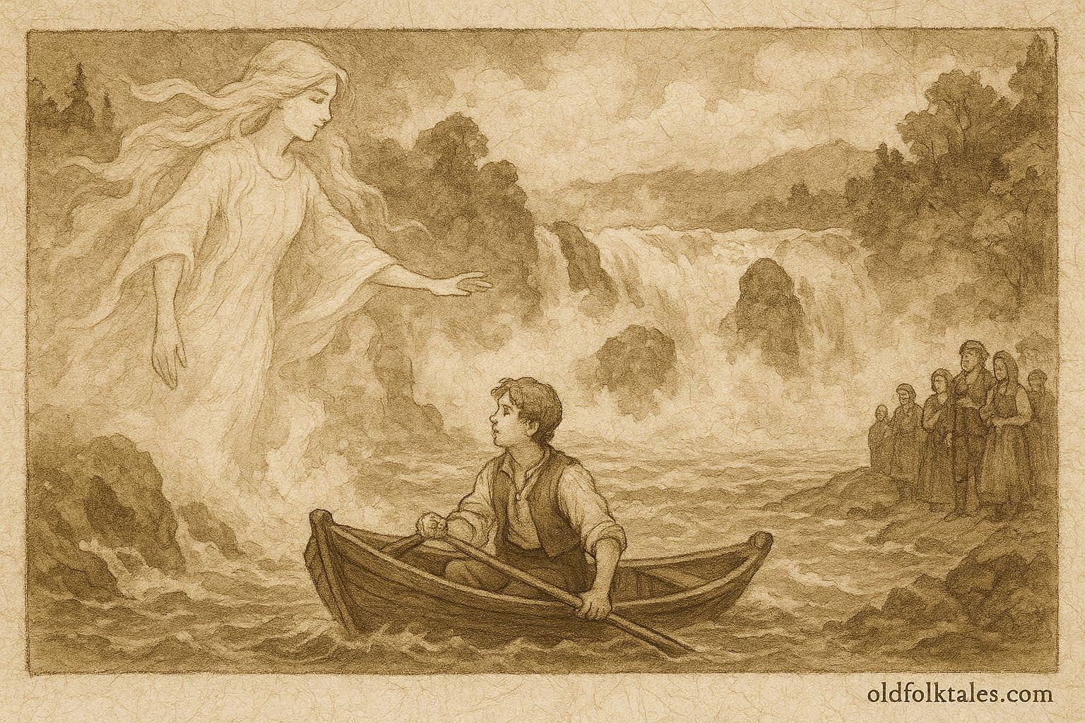 The White Maiden of the Waterfall: Swiss Folktale