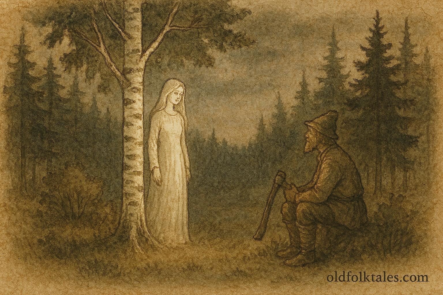 The Maiden in the Birch Tree: Finnish Folktale